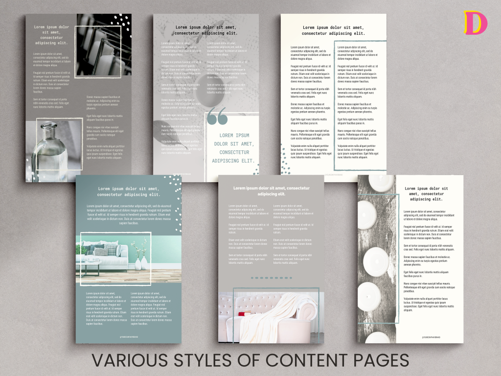 Storm | Course Workbook/eBook/Lead Magnet Canva Template